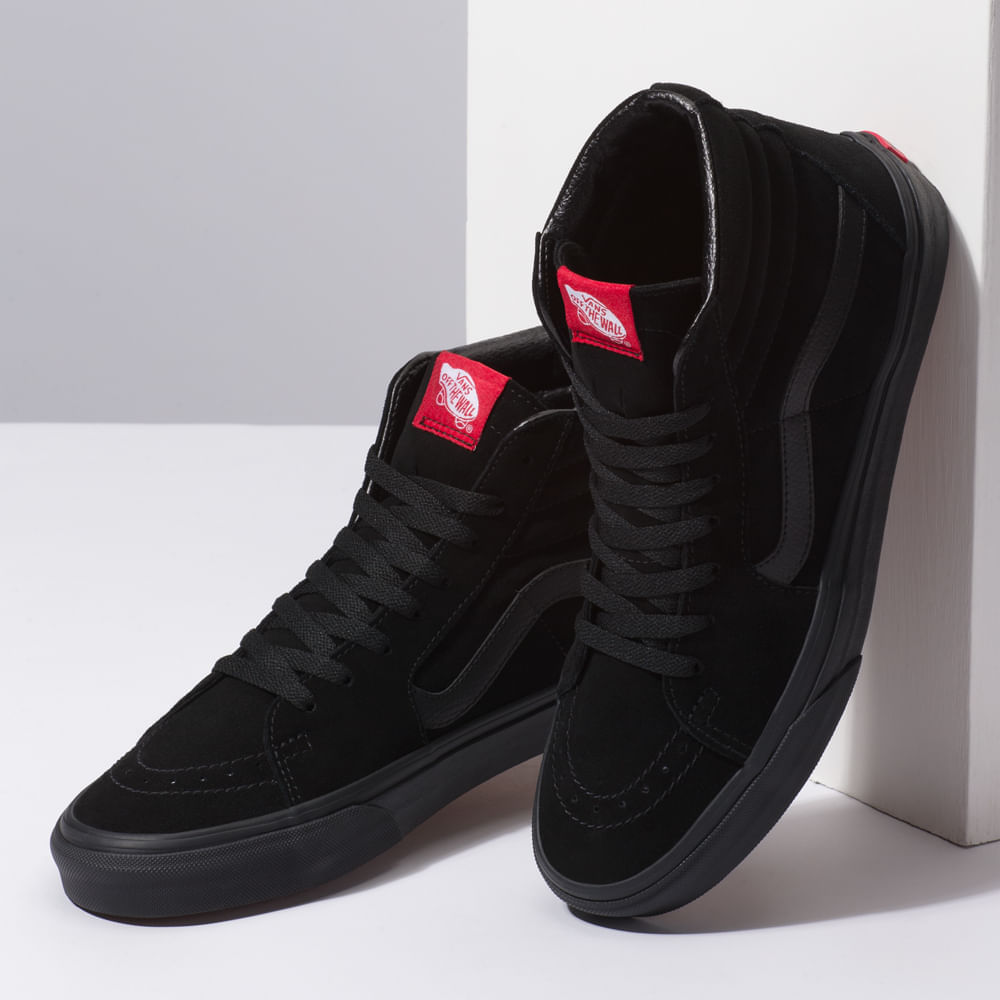 Compra Tenis Bota Clásicos De Gamuza Y Lona Negros Sk8-Hi en Vans ...